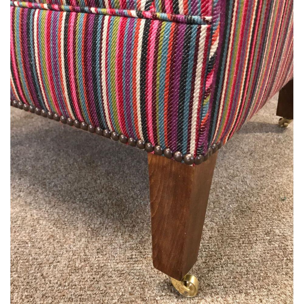 Edwardian Arm Chair Pierre Frey Stripe
