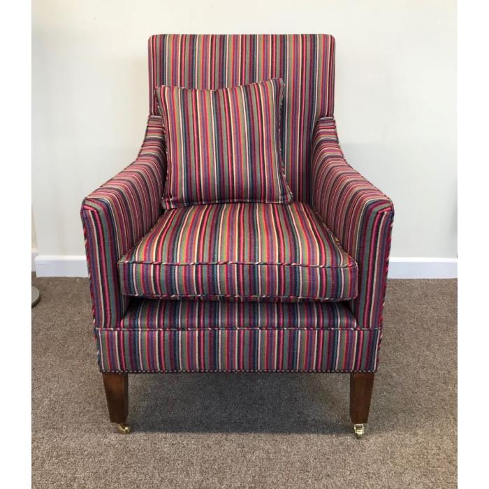 Edwardian Arm Chair Pierre Frey Stripe